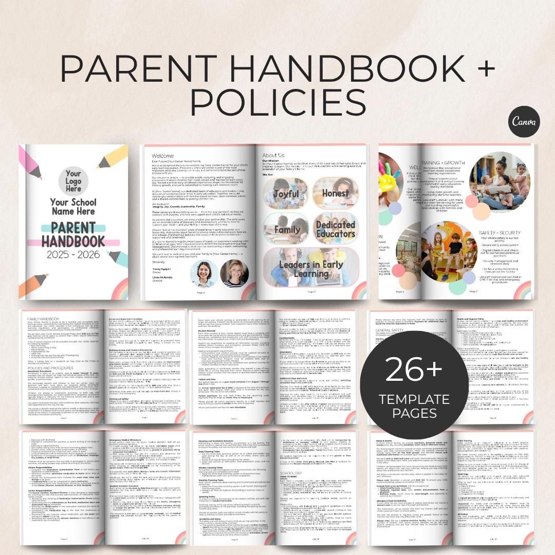 Daycare Starter Kit - Daycare Forms, Daycare Contract, Childcare Forms ...