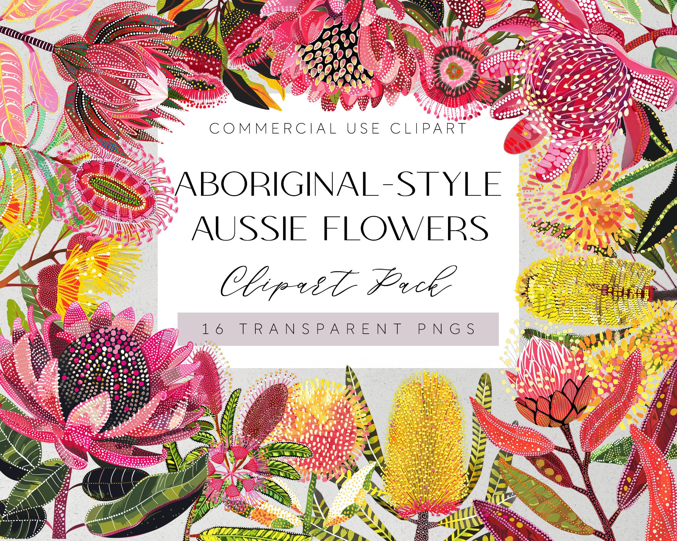 Aboriginal Australian Native Flowers Clipart Flowers Transparent Pngs ...