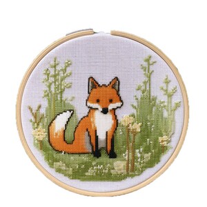 Fox Cross Stitch Pattern PDF Instant Download | Animal Cross Stitch ...
