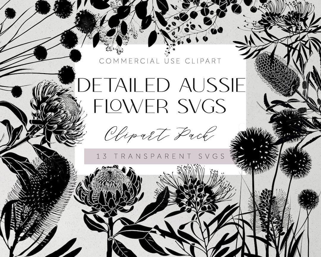 Australian Native Flowers SVG Aussie Botanicals Plotter File Svg ...