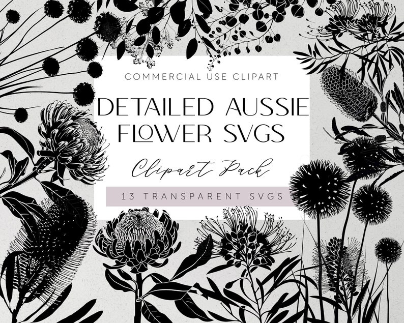 Australian Native Flowers SVG Aussie Botanicals Plotter File Svg ...