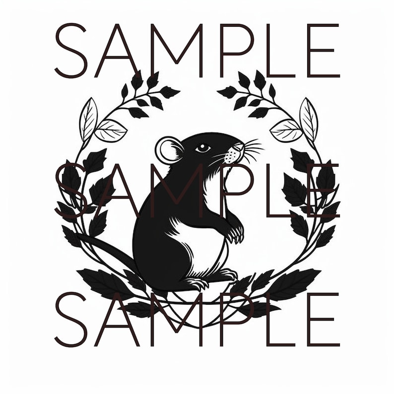 Rat Svgs Mice Clipart Svgs Rats Transparent PNG Mice Cricut Silhouette ...