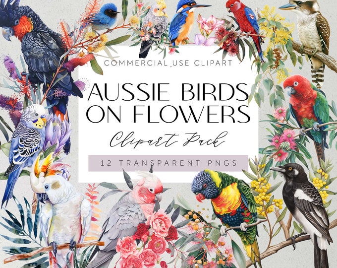 Australian Birds on a Line DIGITAL DOWNLOAD - Etsy Australia