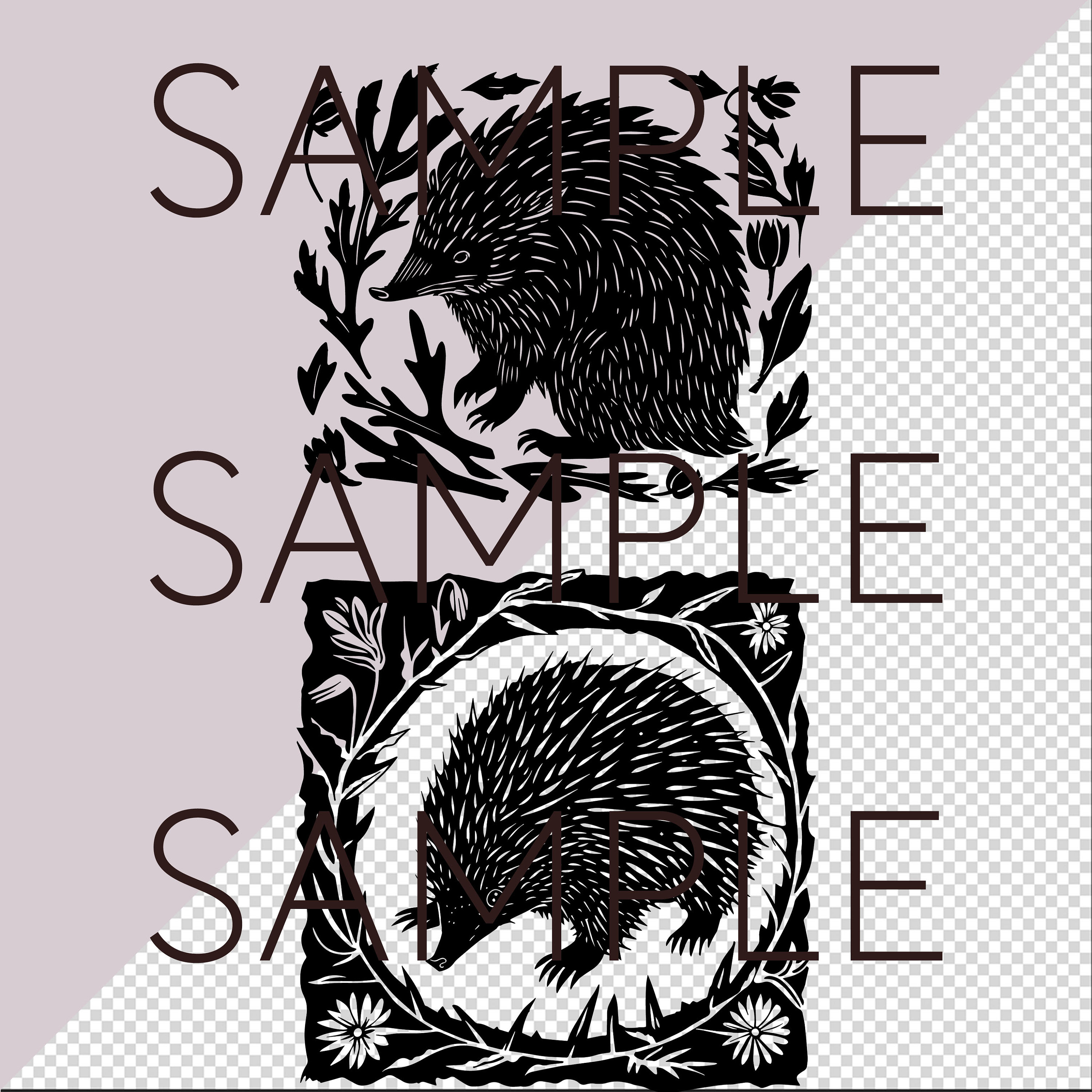 Australian Native Animals SVG Woodblock Aussie Kangaroo Plotter File ...