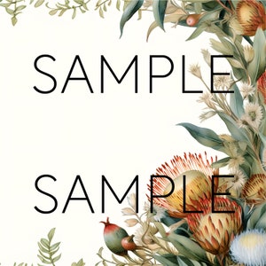 Australian Native Floral Border Australian Flowers Templates Aussie ...