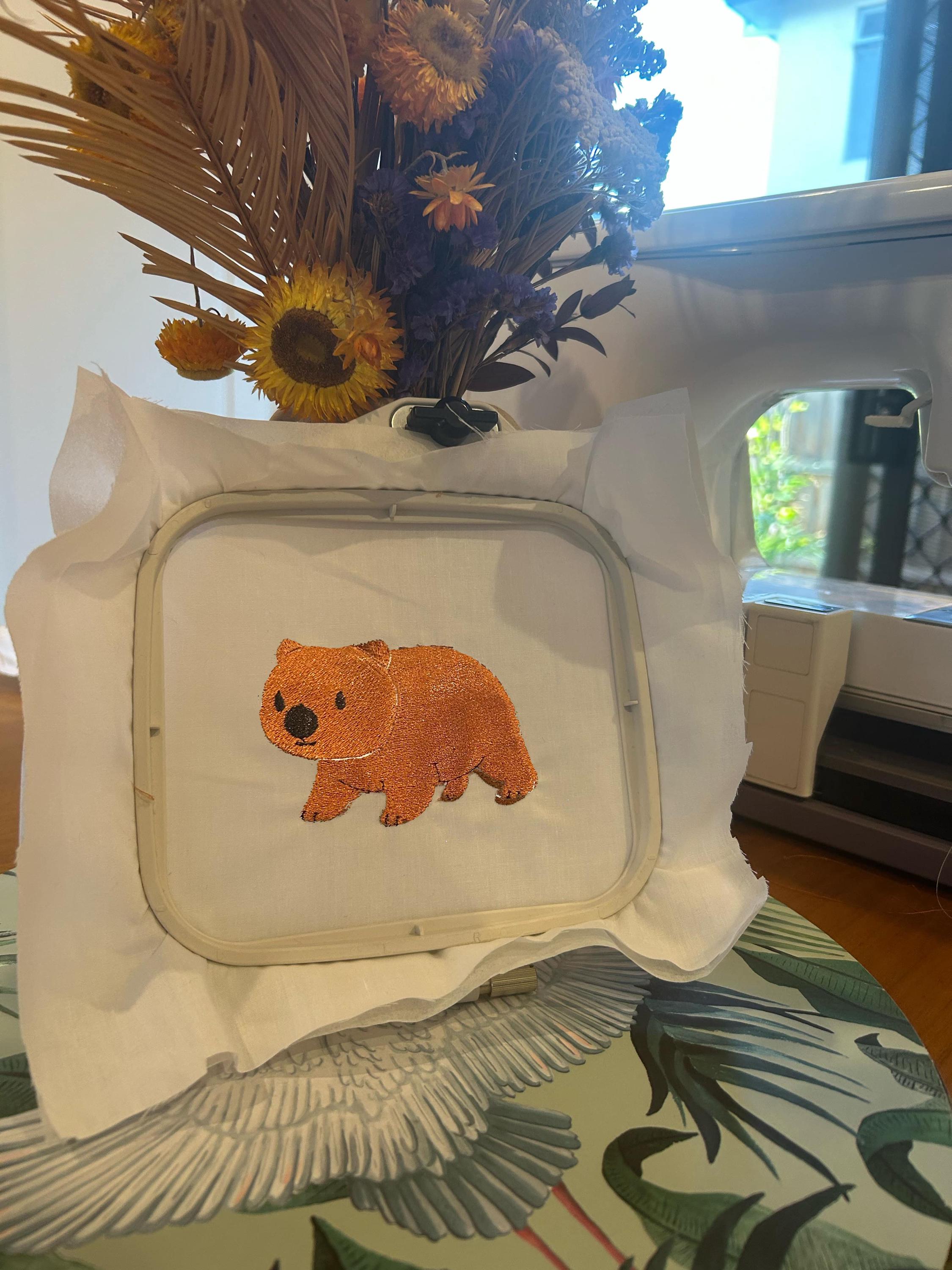 Cute Wombat Machine Embroidery Designs Baby Embroidery Designs Native ...