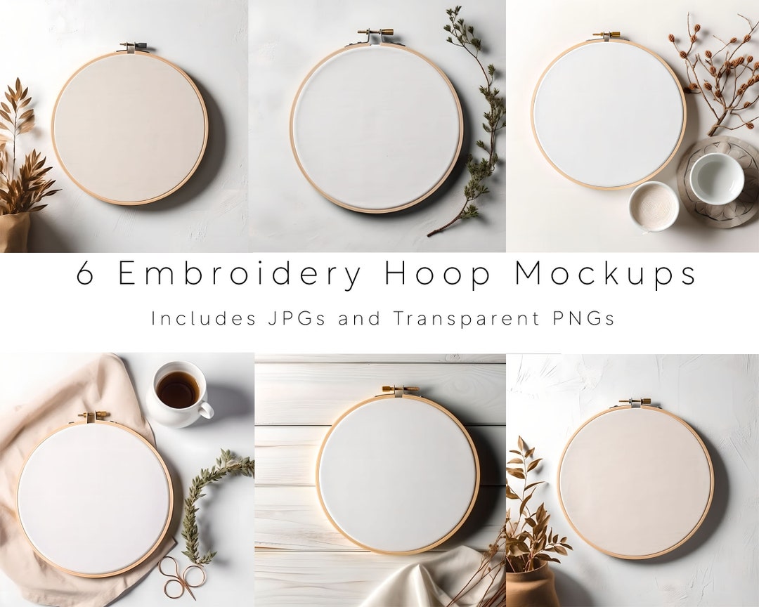 Embroidery Hoop Mockup Cross Stitch Mock Embroider Mockup Stitch Mockup ...