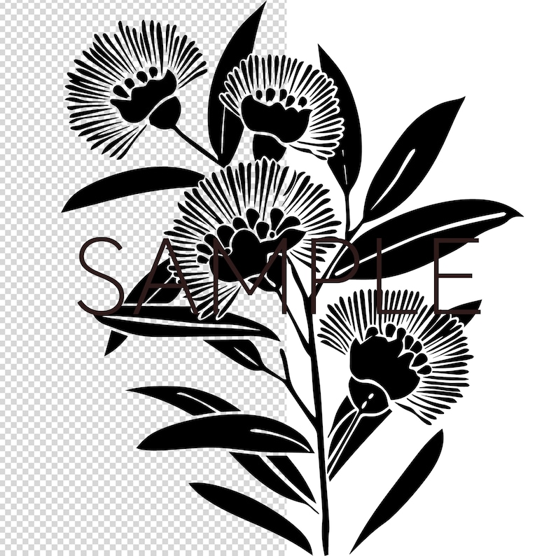 Australian Native Flowers Eucalyptus Flower SVG Aussie Botanicals ...