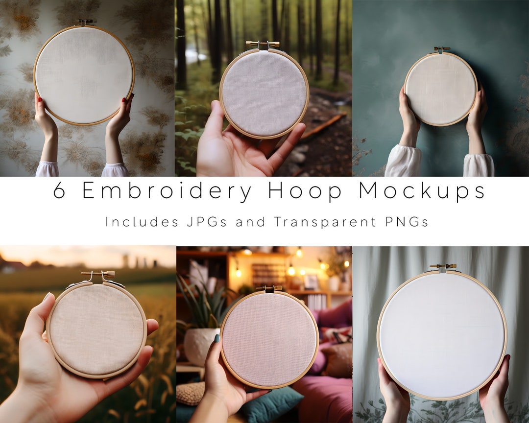 Embroidery Hoop Mockup Cross Stitch Mock Embroider Mockup Stitch Mockup ...