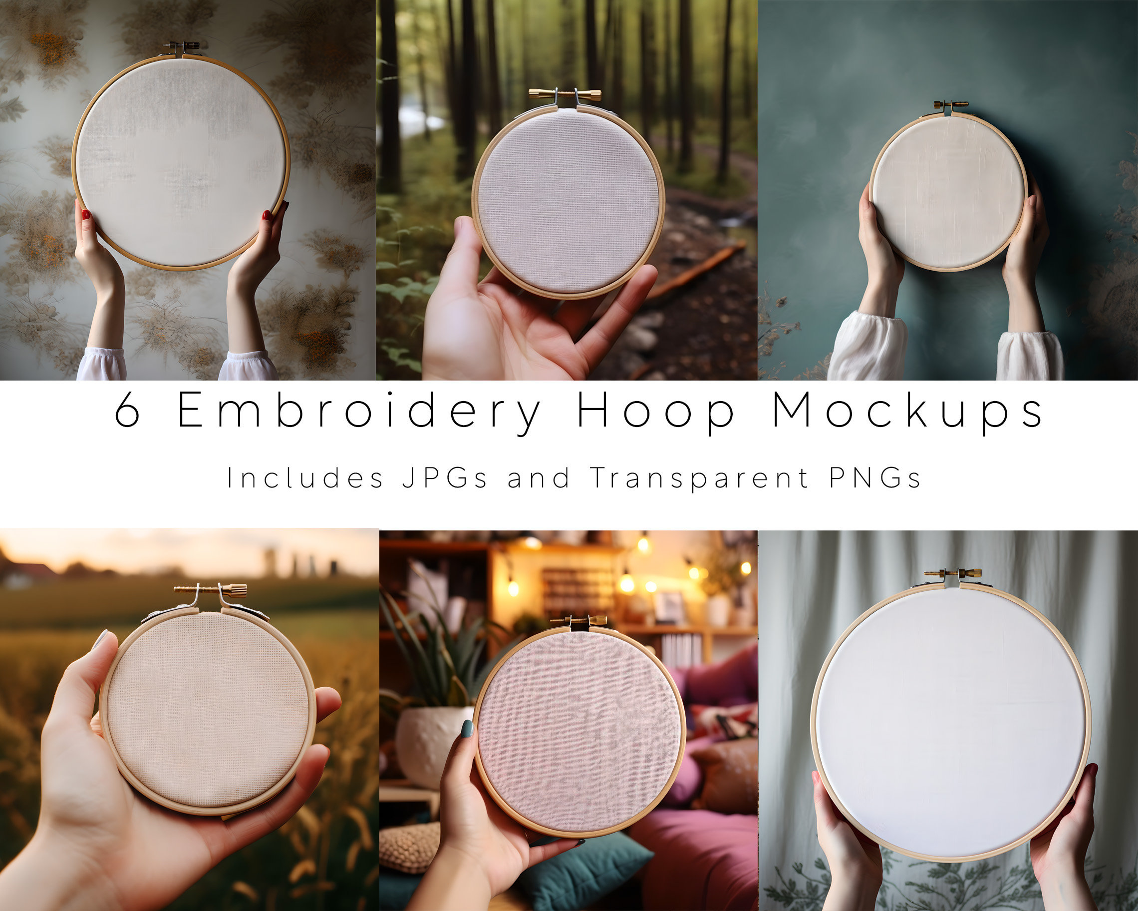 Embroidery Hoop Mockup Cross Stitch Mock Embroider Mockup Stitch Mockup ...