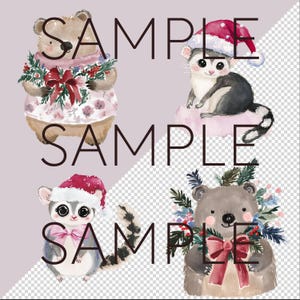 Christmas Australian Native Animals Clipart Aussie Kangaroo ...