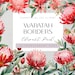 Australian Native Floral Border Australian Flowers Waratah Borders ...