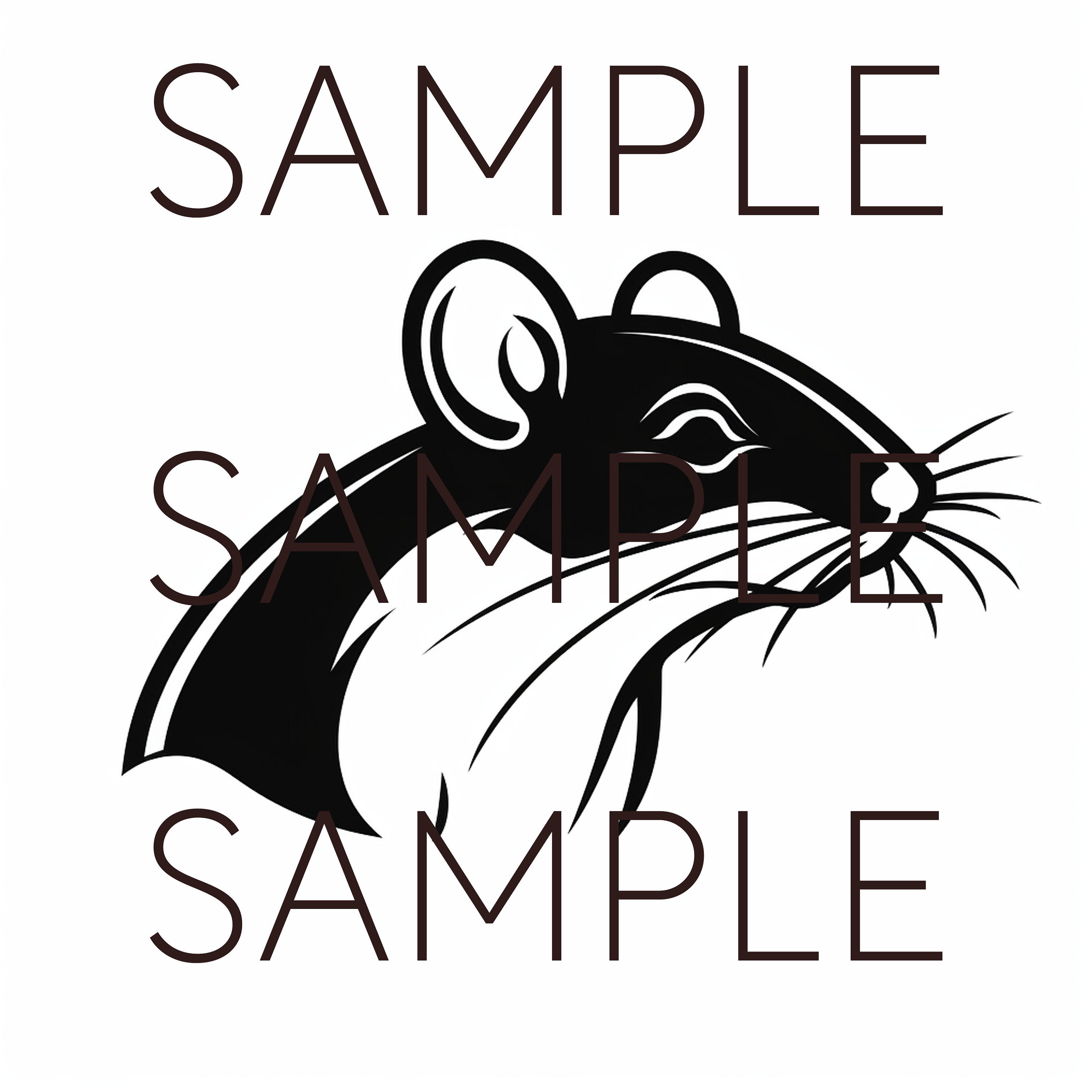 Rat Svgs Mice Clipart Svgs Rats Transparent PNG Mice Cricut Silhouette ...