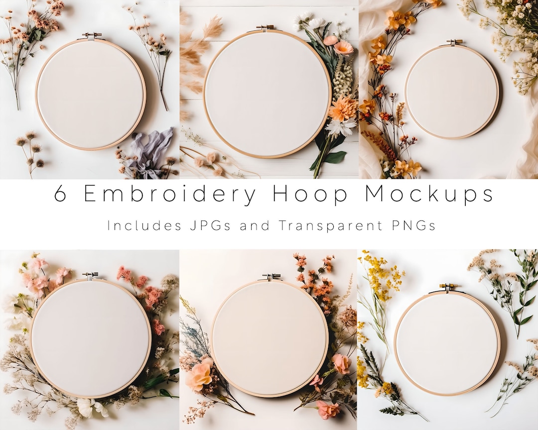 Embroidery Hoop Mockup Cross Stitch Mock Embroider Mockup Stitch Mockup ...