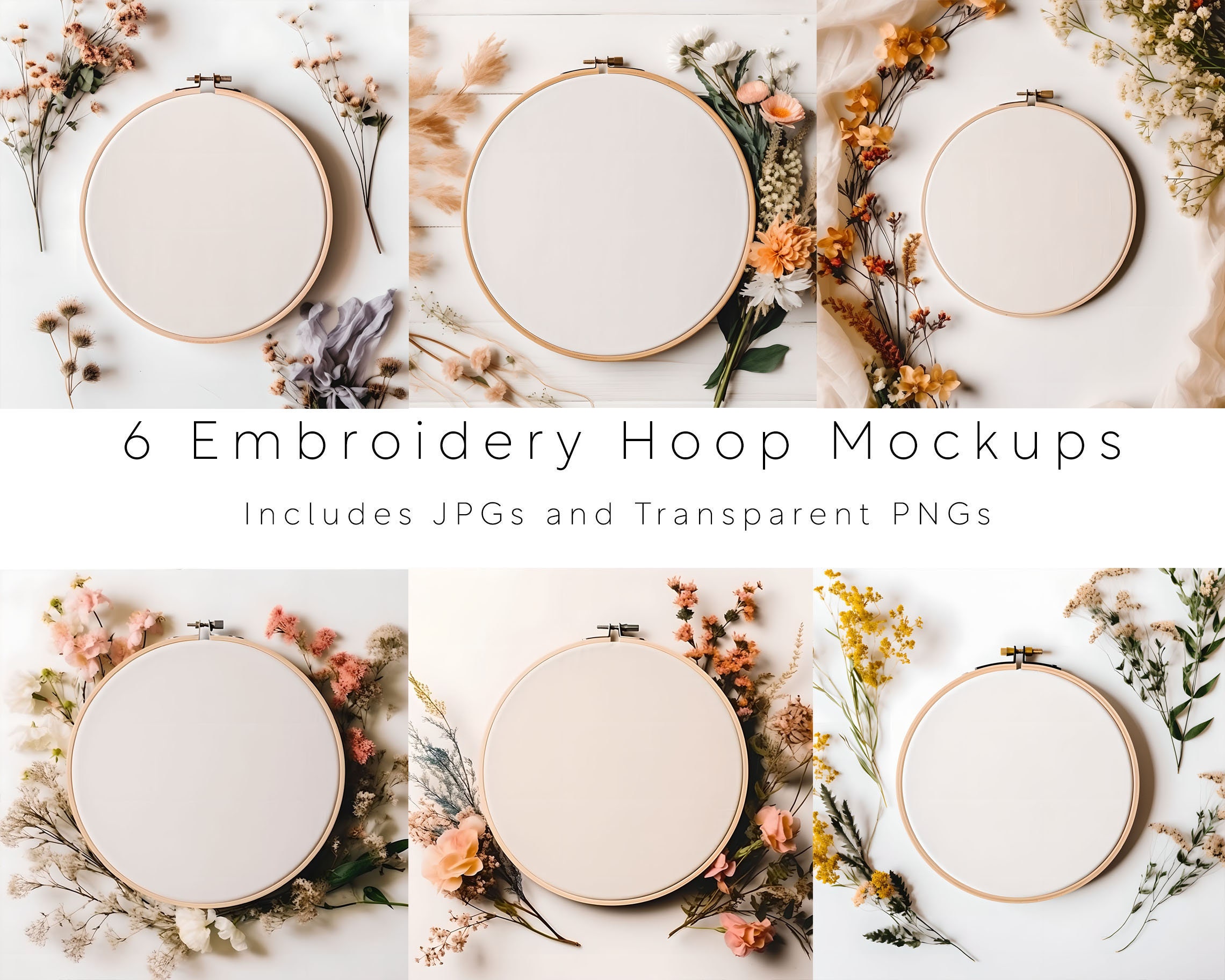Embroidery Hoop Mockup Cross Stitch Mock Embroider Mockup Stitch Mockup ...