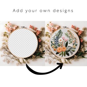 Embroidery Hoop Mockup Cross Stitch Mock Embroider Mockup Stitch Mockup ...