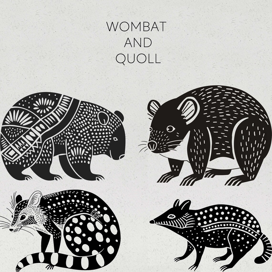 Australian Native Animals SVG Aussie Kangaroo Plotter File Svg Koala ...