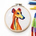 Greyhound Cross Stitch Pattern Whippet Cross Stitch Pattern Italian ...