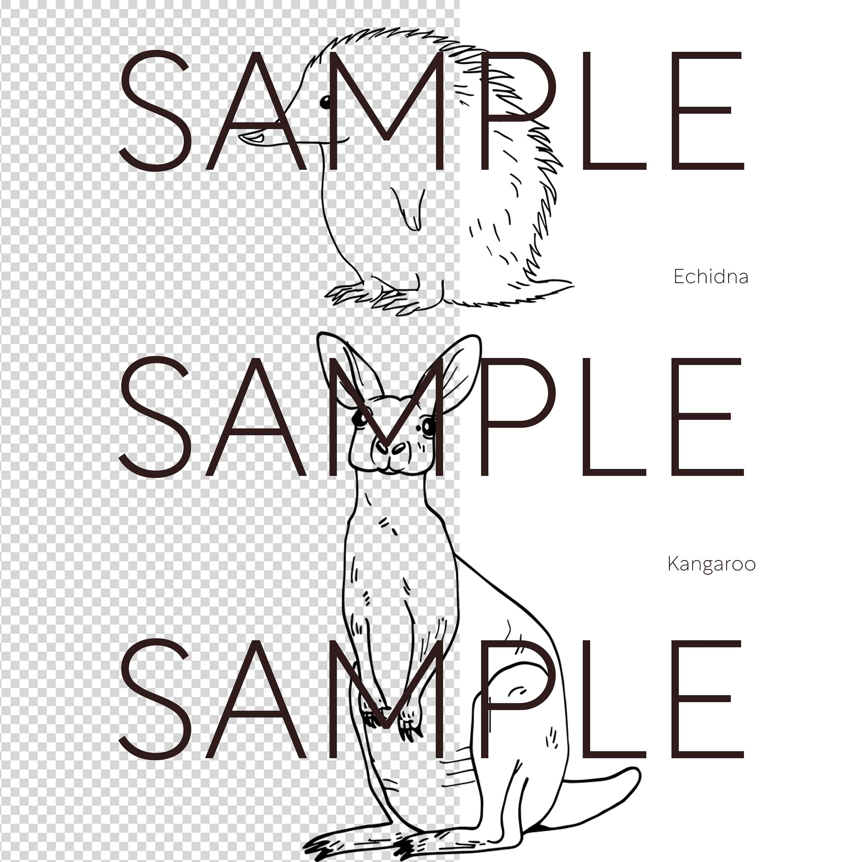 Australian Native Animals SVG Aussie Kangaroo Plotter File Svg Koala ...