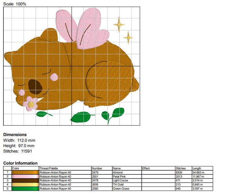 Fairy Wombat Machine Embroidery Designs Baby Embroidery Designs Native ...