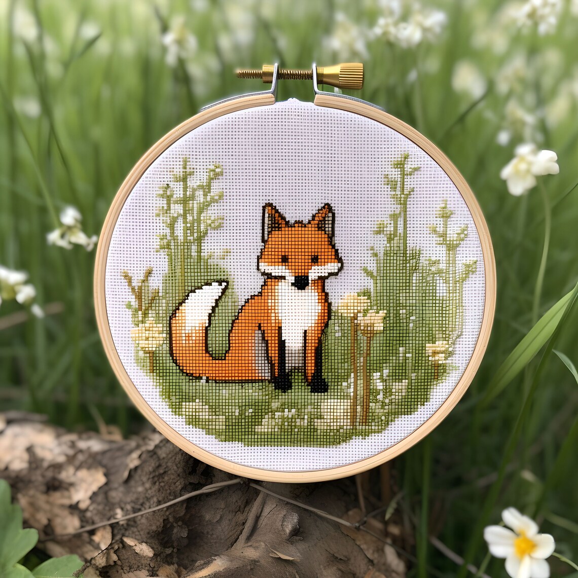 Fox Cross Stitch Pattern PDF Instant Download Animal Cross Stitch Fox ...