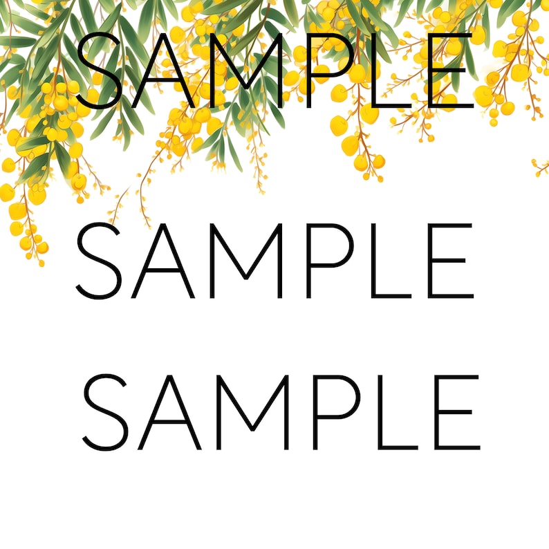 Australian Native Floral Border Australian Flowers Wattle Borders ...