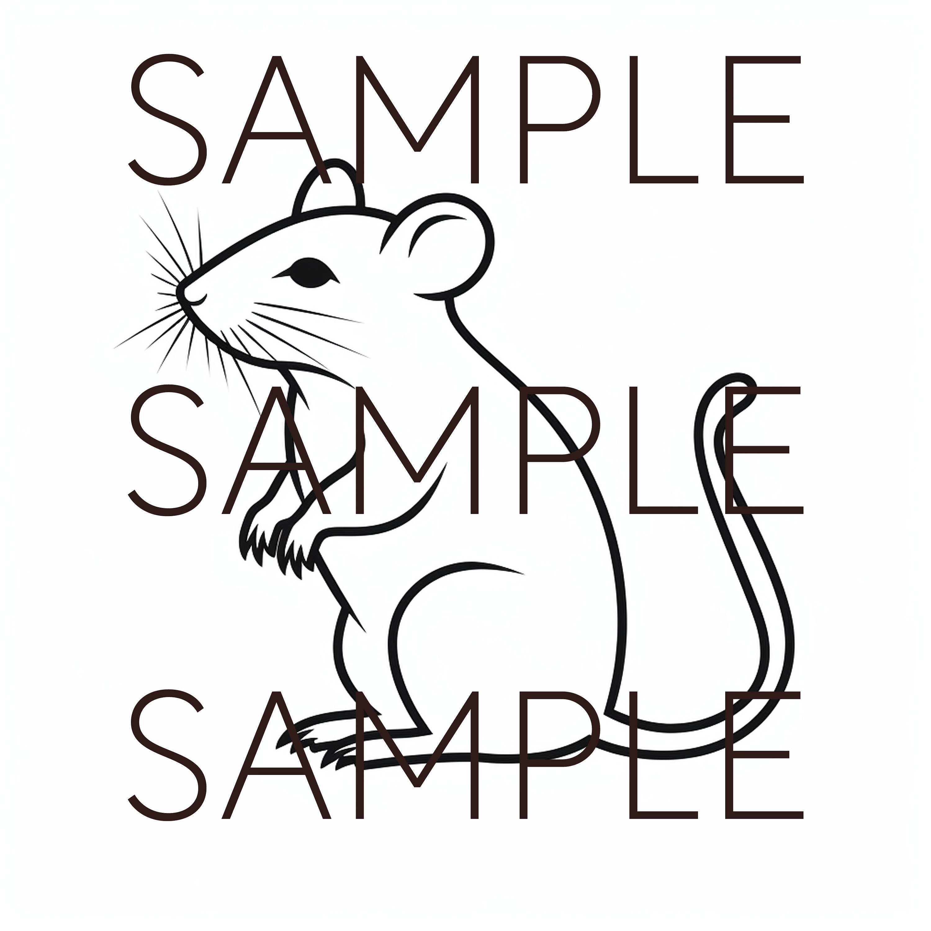 Rat Svgs Mice Clipart Svgs Rats Transparent PNG Mice Cricut Silhouette ...