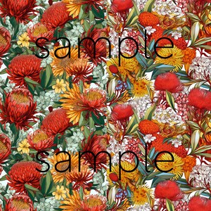 Australian Native Flowers Seamless Pattern PNG Aussie Floral Native ...