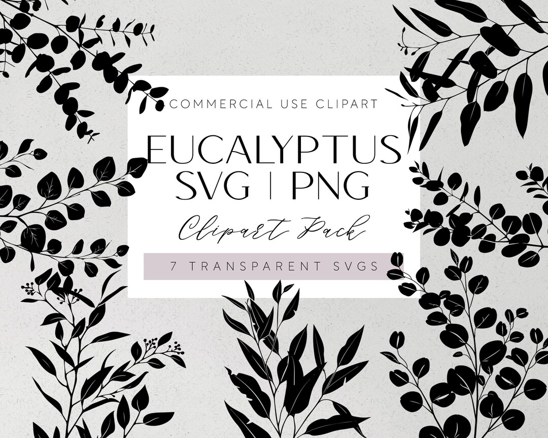 Australian Native Flowers Eucalyptus SVG Aussie Botanicals Plotter File ...