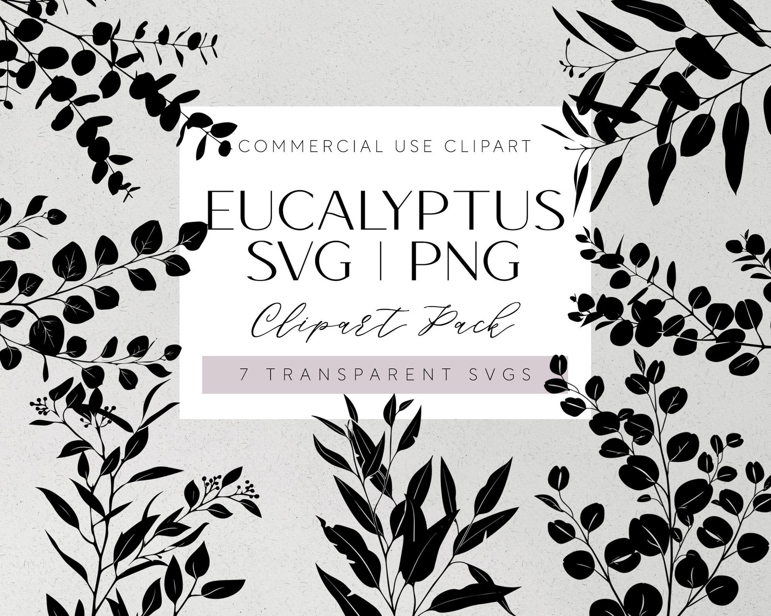 Australian Native Flowers Eucalyptus SVG Aussie Botanicals Plotter File ...