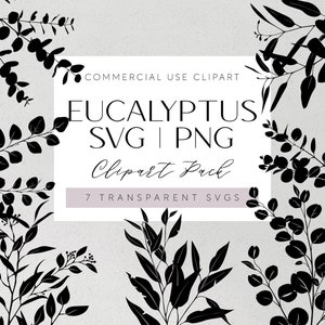 Australian Native Flowers Eucalyptus SVG Aussie Botanicals Plotter File ...