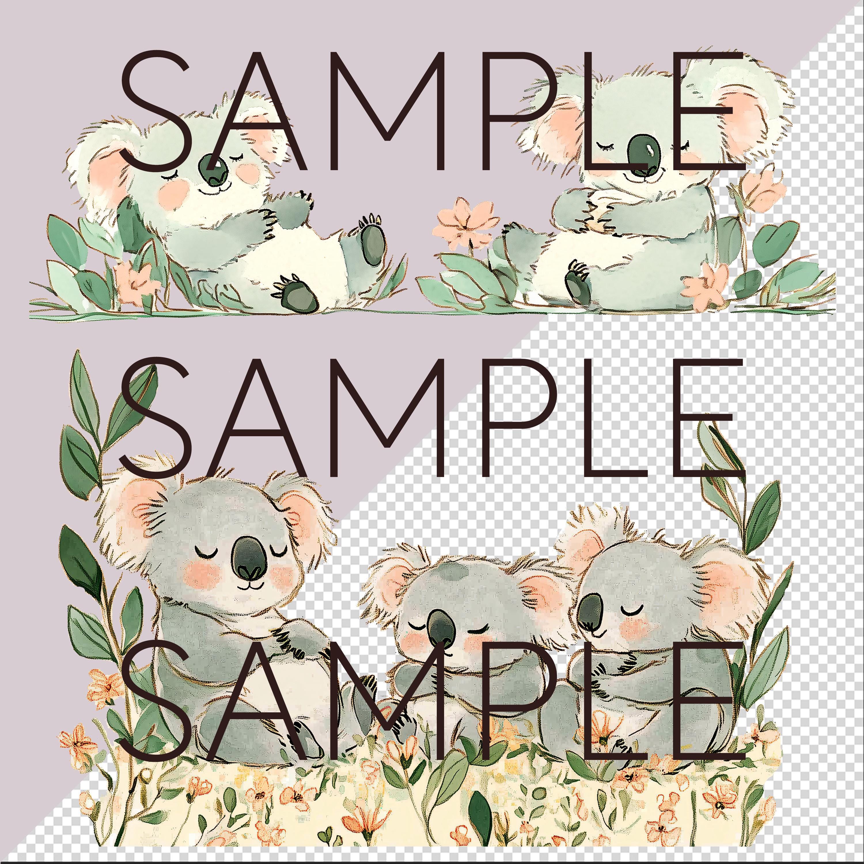 Koala Borders Australian Native Animals Corner Clipart Aussie Koala ...