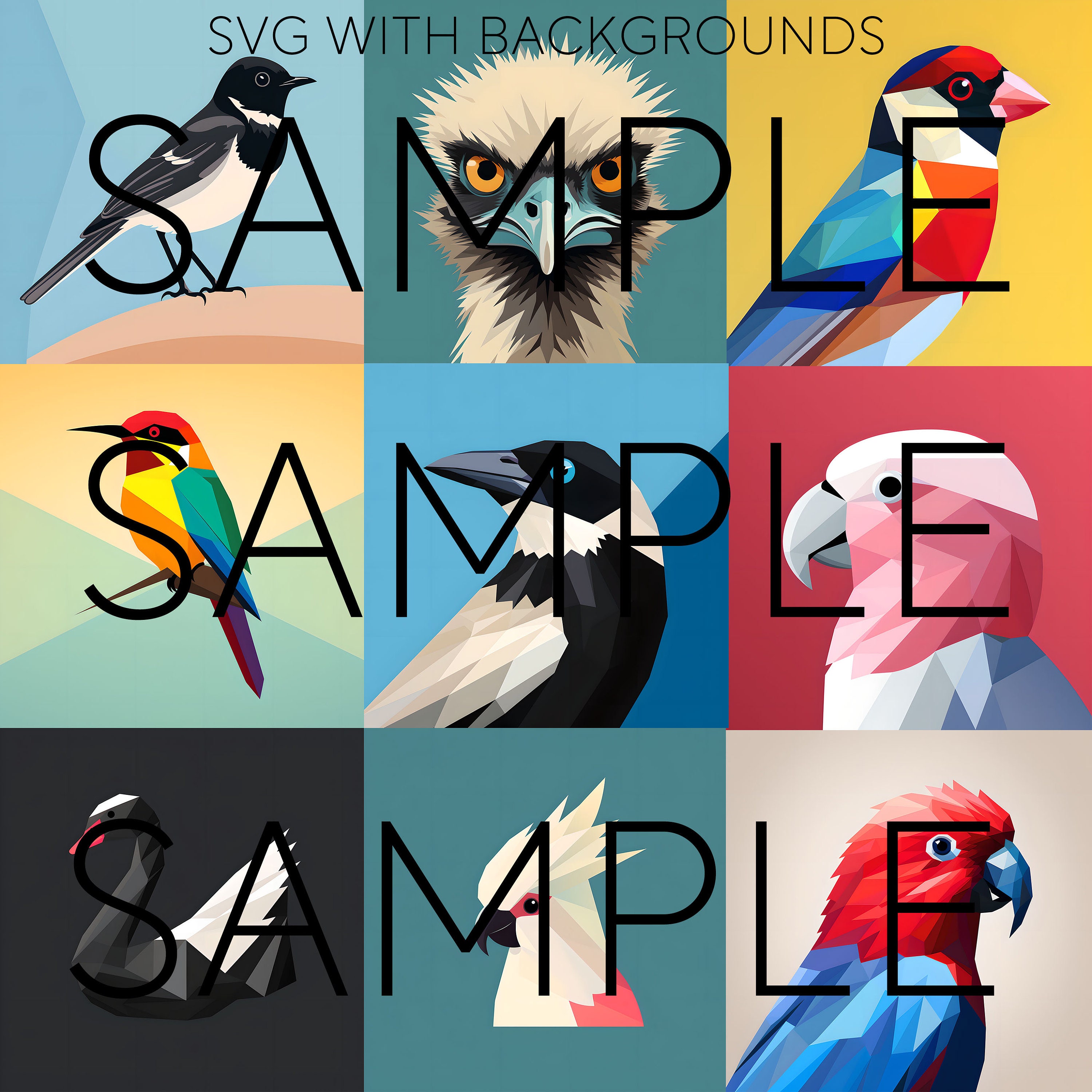 Australian Native Bird SVG Aussie Native Birds PNG Australian Birds ...