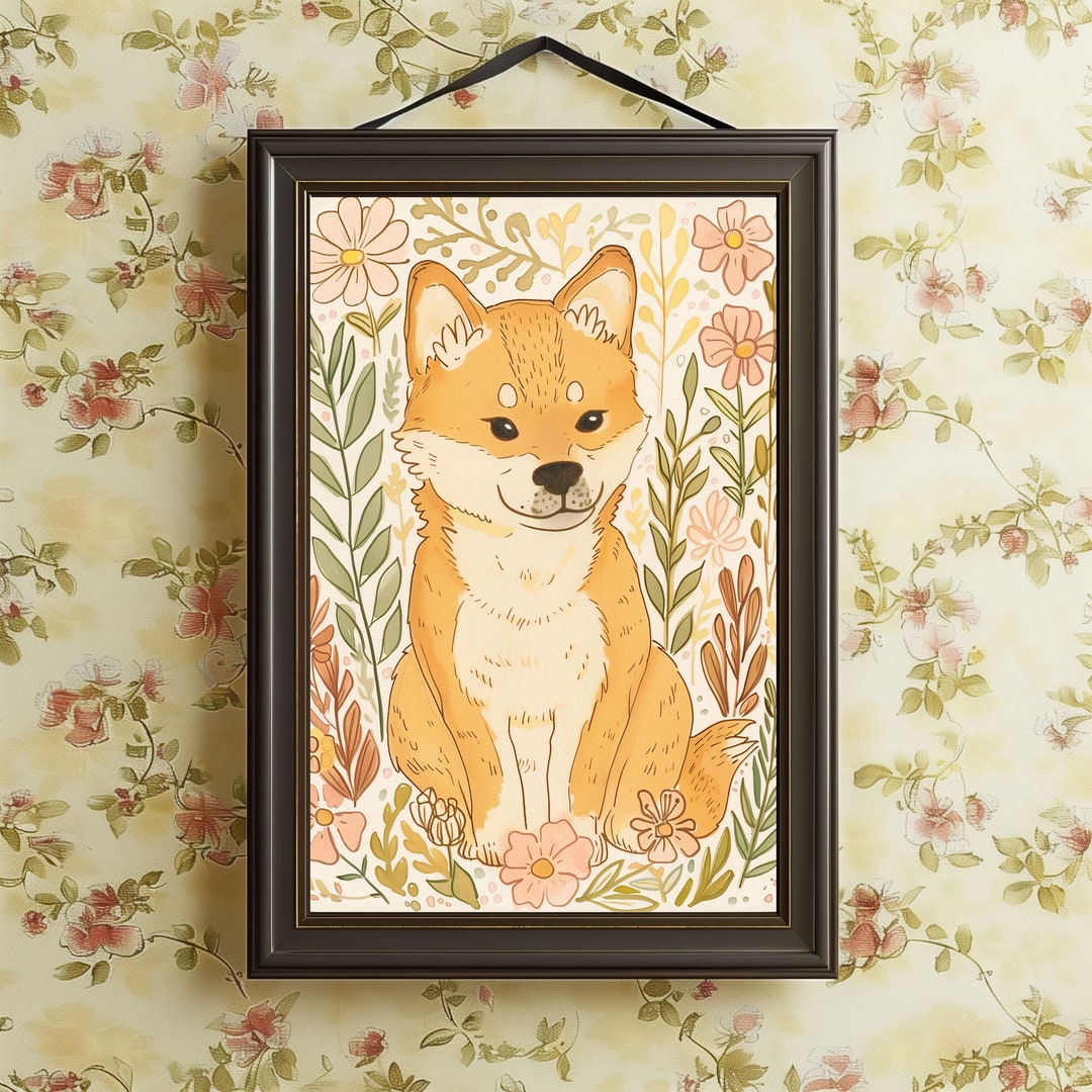 Dingo Art Print Australian Native Wall Painting Pastel Aussie Art ...