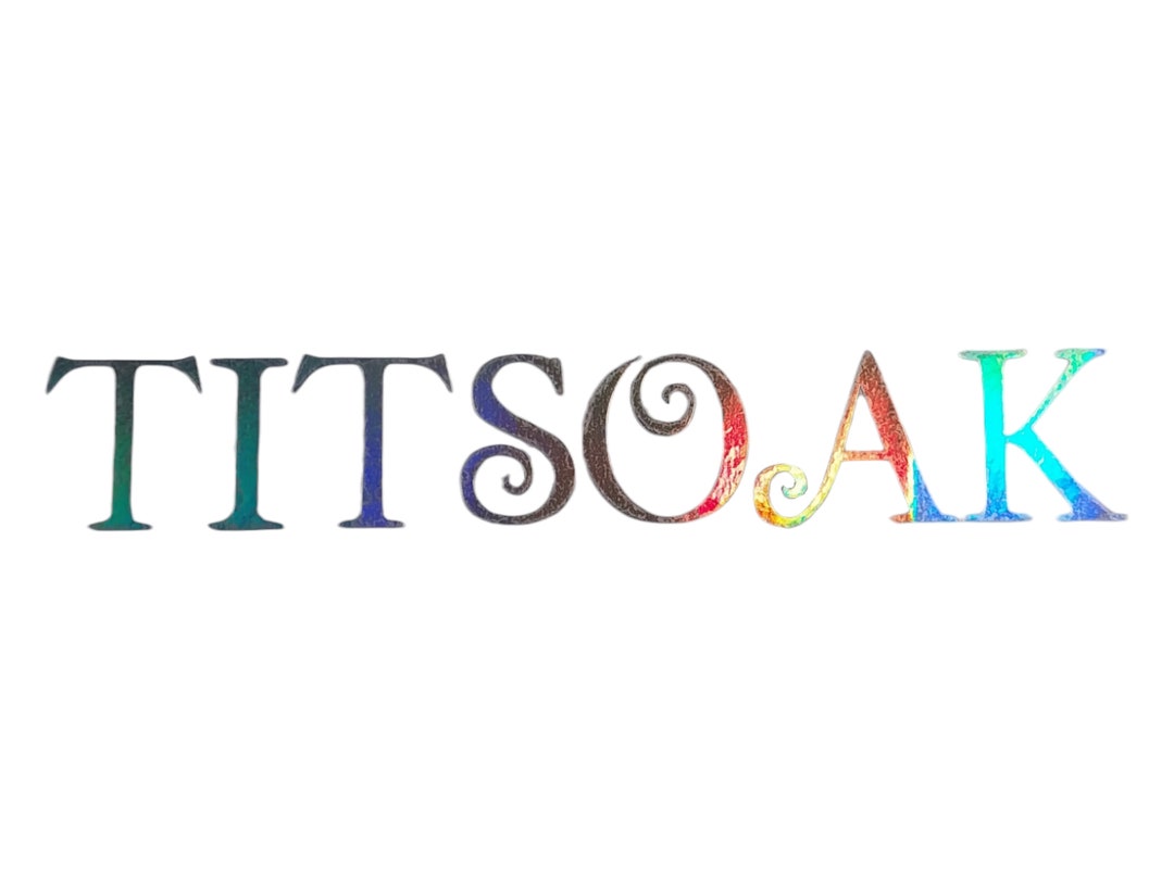 Titsoak Iridescent Vampire Car Decal – Shiny Holographic Car Window ...