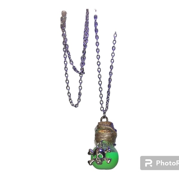 Mini Bottle Necklace - Etsy