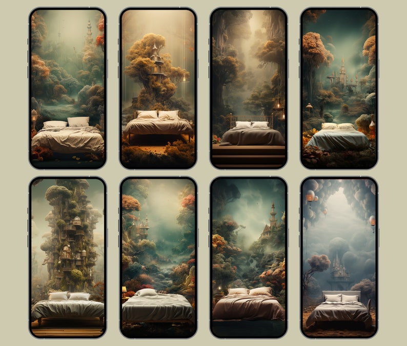 Whimsical Forest 72 Phone Wallpapers Collection, Magical Forest ...