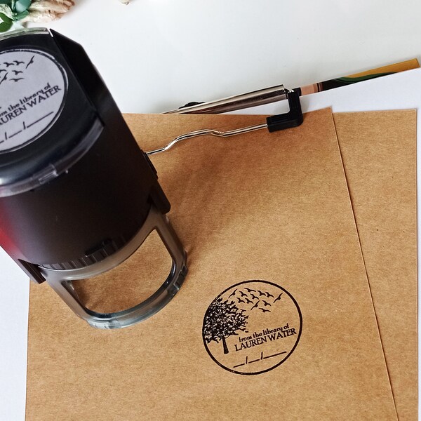 Personalized Book Stamps - Etsy