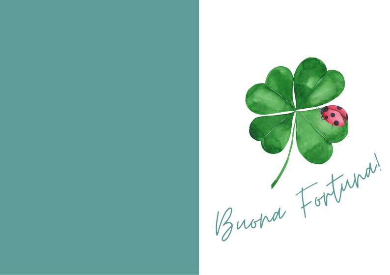 Printable Good Luck Card - Etsy