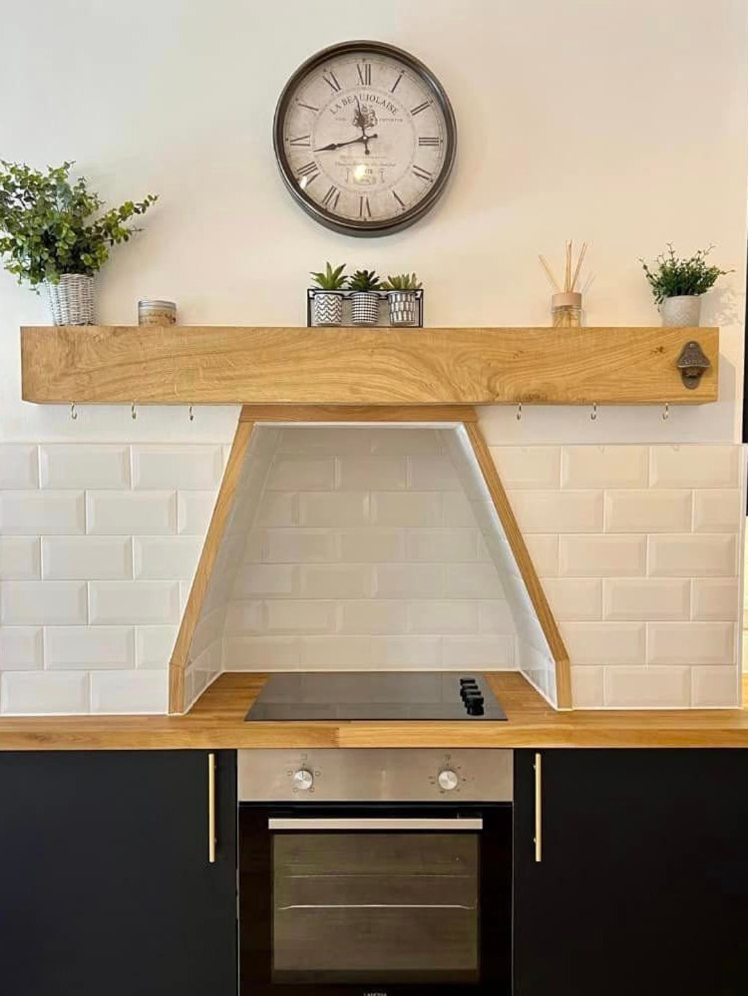 Rustic Solid Oak Mantel 6”x4” Oiled Finish, Fixings Included - Etsy
