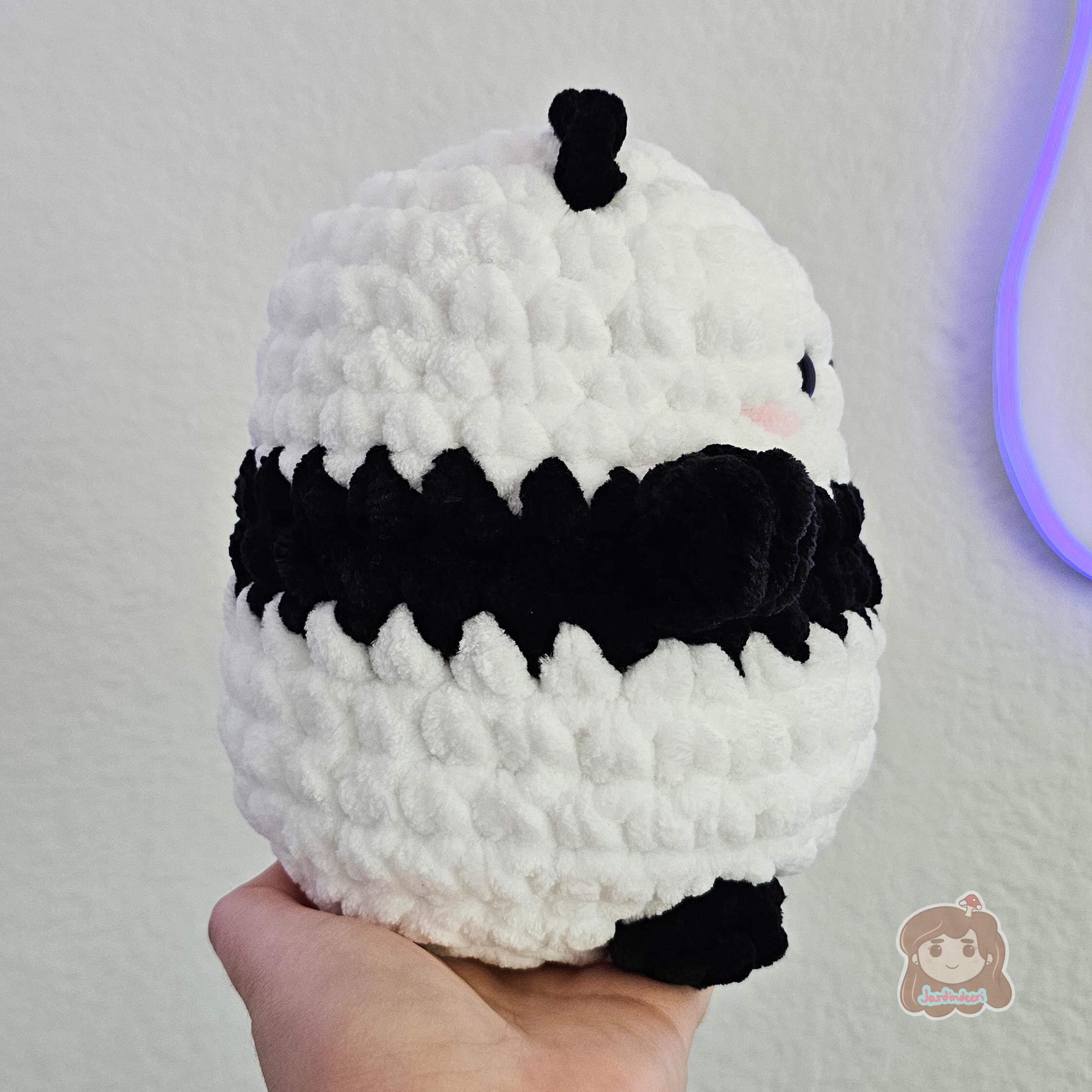 Cute Fluffy Tohui, the Panda Amigurumi | Crochet Plushies | Ready to ...