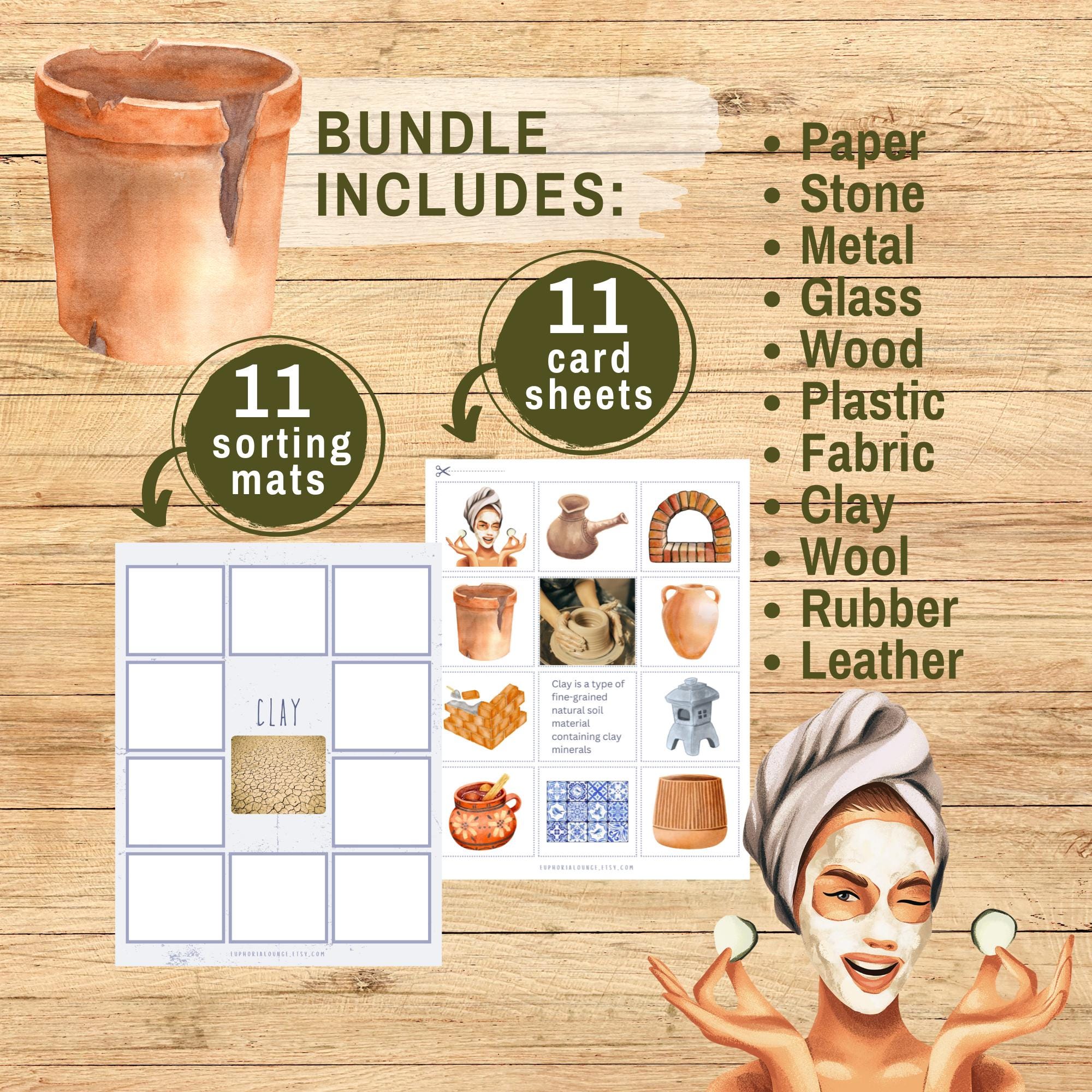 Material Sorting Activity What is It Made Of, Printable Homeschool ...