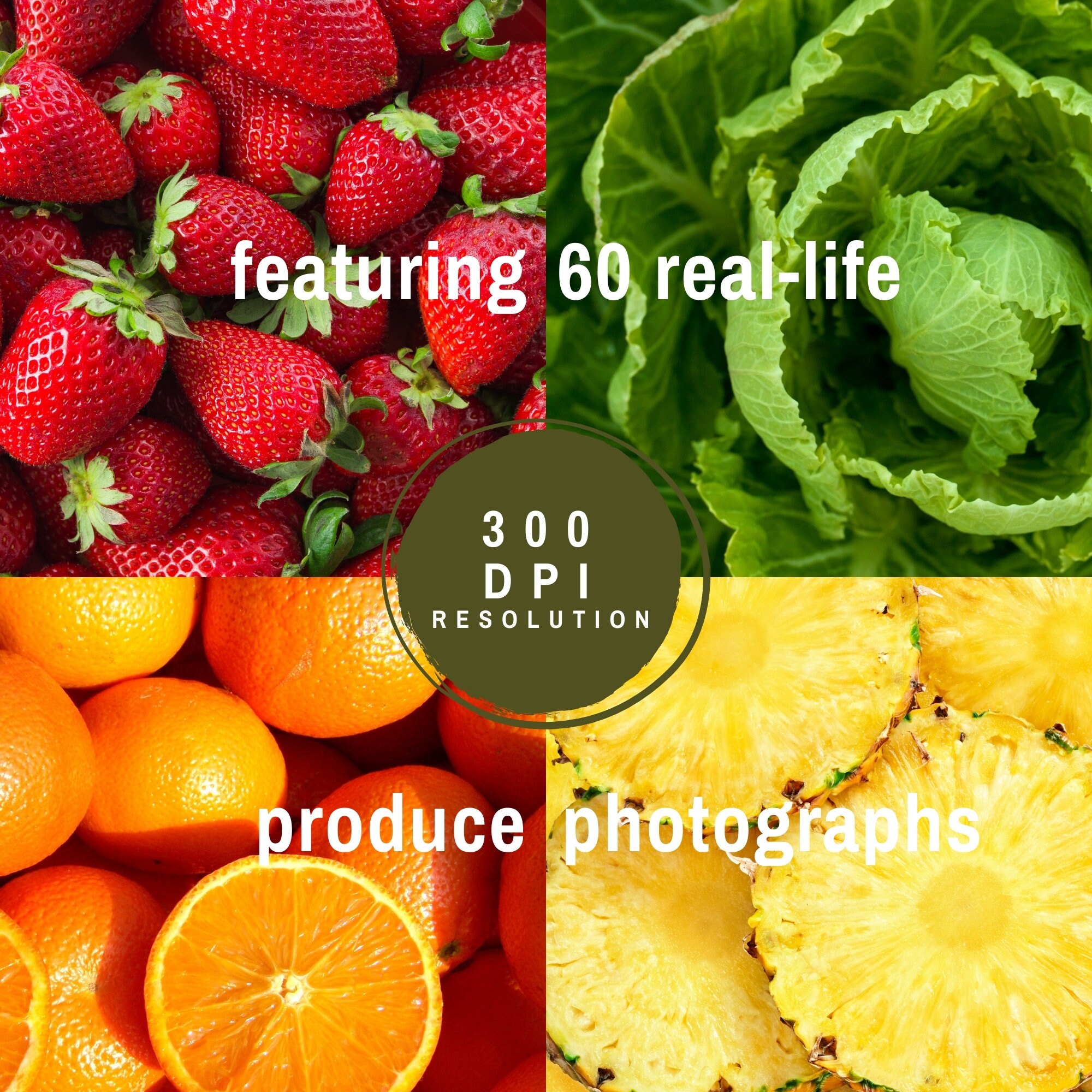 Produce Color Sorting Printable Cards Fruit & Vegetables Harvest Poster ...