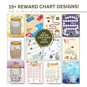 Gem Jar Printable Reward Chart for Kids Students, Motivational Positive ...