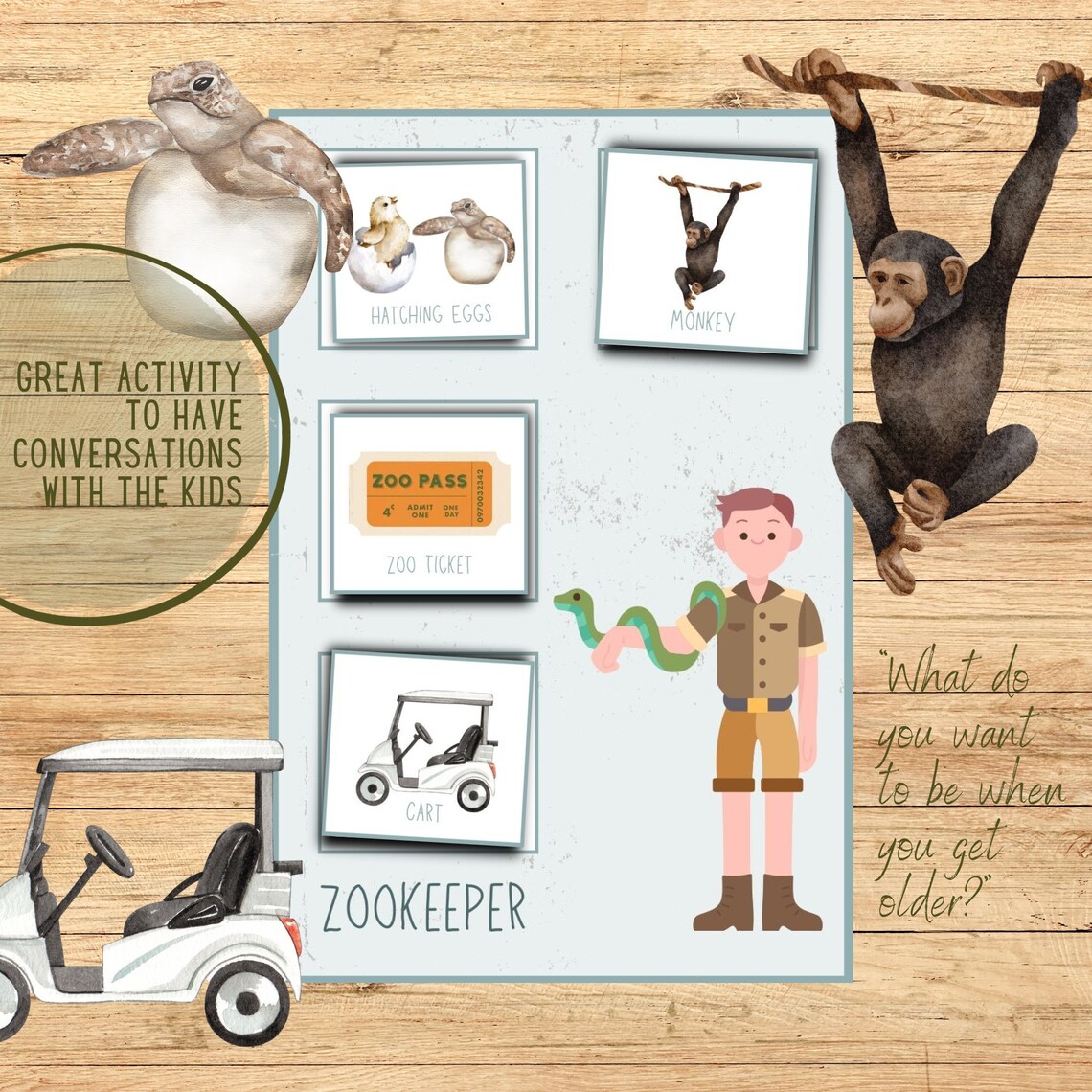 Occupations Sorting Printable Mats & Cards Learn Professions - Etsy