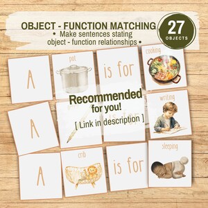 Object Function Picture Sorting Mats & Cards Speech Therapy Autism ...
