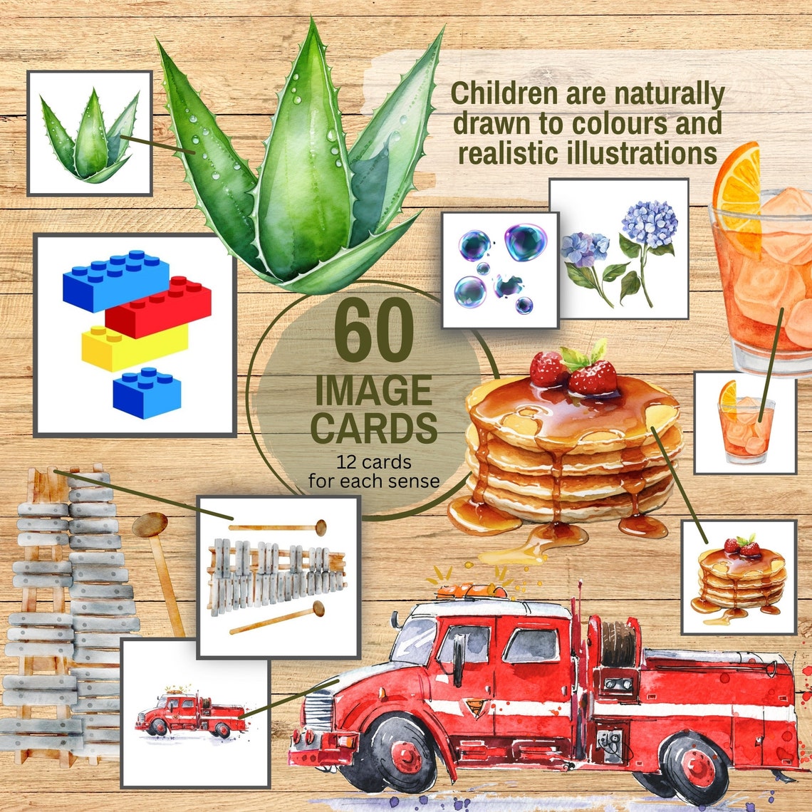 Five Senses Sorting Activity Printable, Kids Printable Game, Hear/touch ...