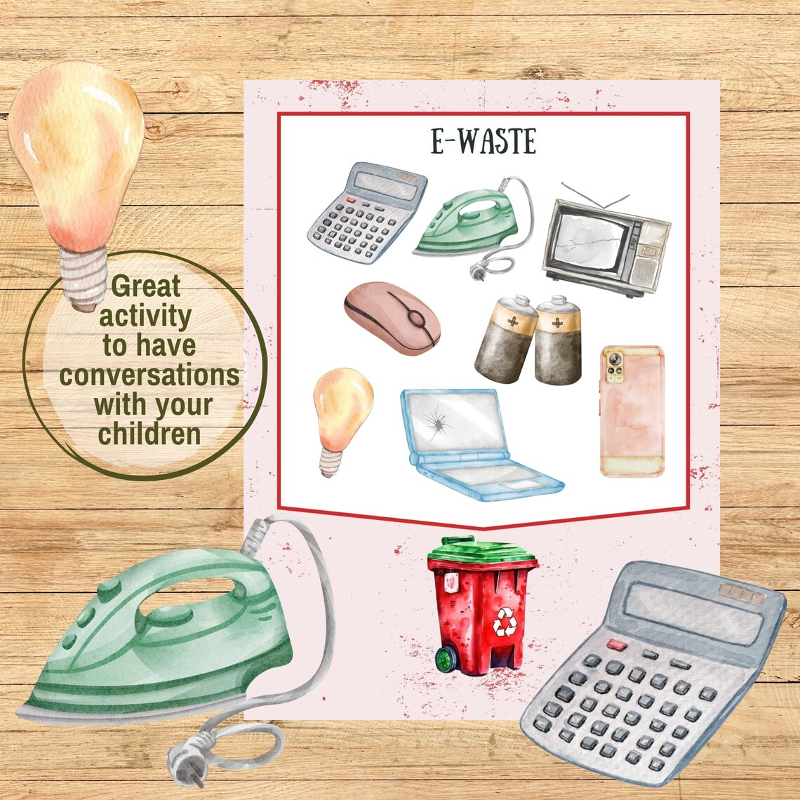 Waste Sorting Activity Recycling Game Earth Day Printable, Trash ...
