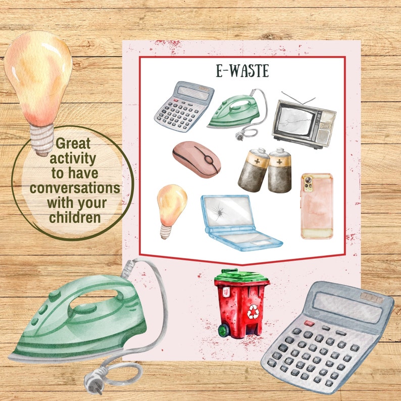 Waste Sorting Activity Recycling Game Earth Day Printable Trash Rubbish ...