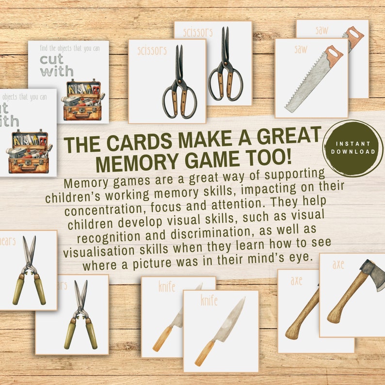 Object Function Picture Sorting Mats & Cards Speech Therapy Autism ...